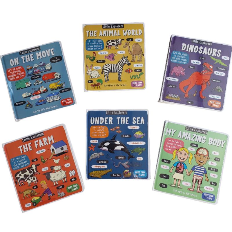 Jual LITTLE EXPLORERS SERIES: MY AMAZING BODY/DINOSAURS/THE FARM/OUTER ...