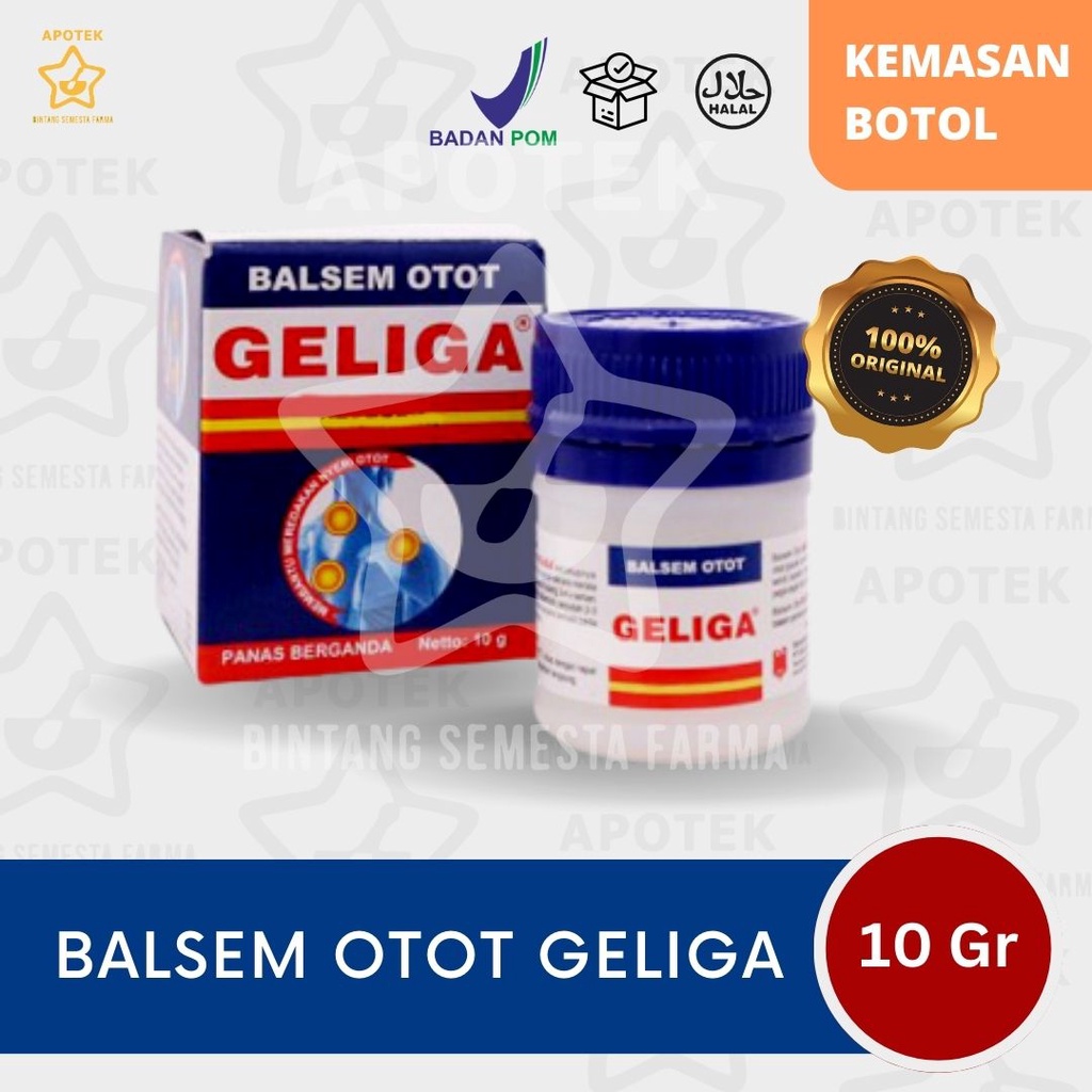 Jual Balsem Otot Geliga Muscular Balm 10gr | Shopee Indonesia