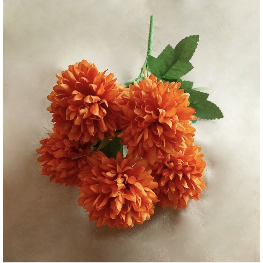 Jual Artificial Flower Pompom Mum Dandelion Premium Bunga Palstik Bunga ...