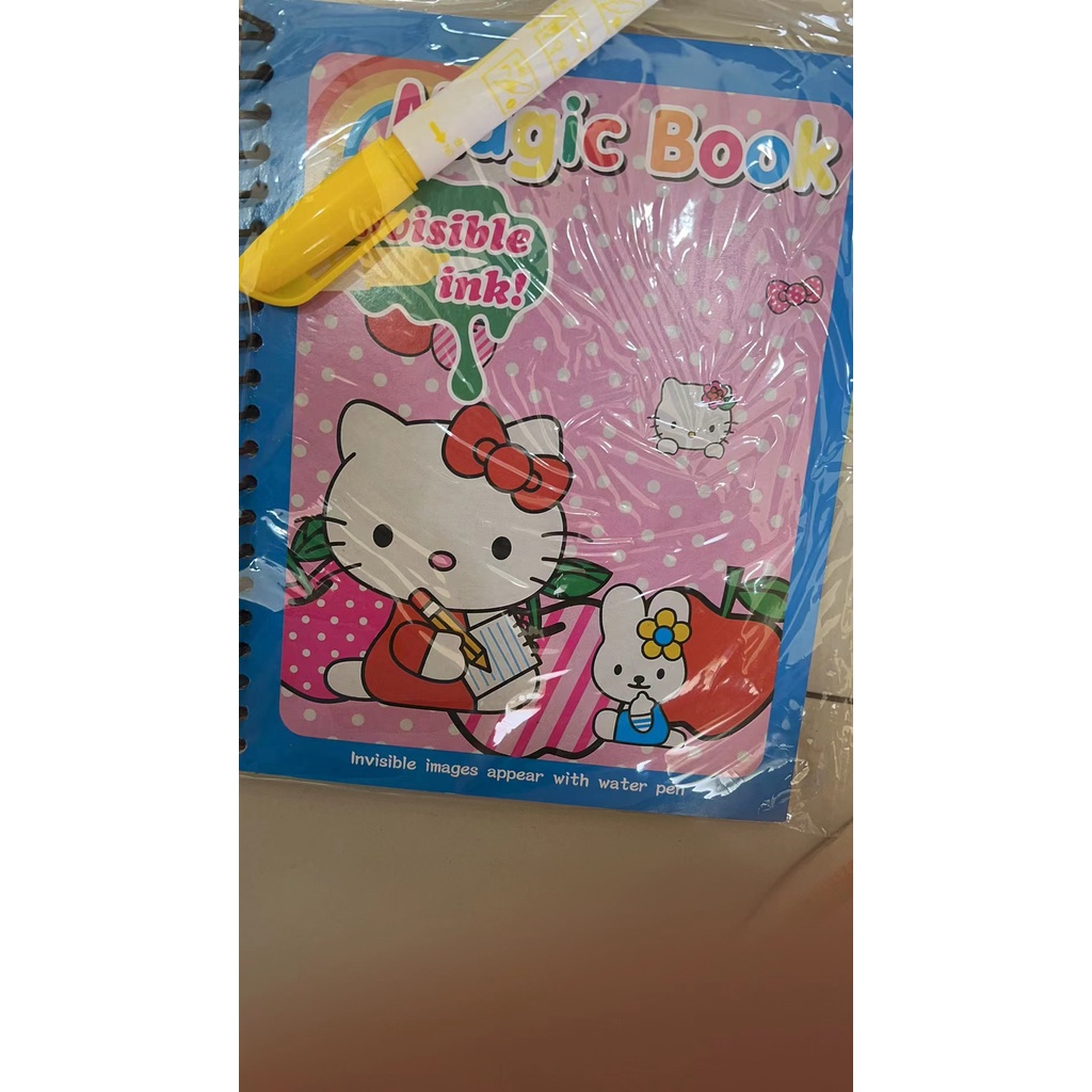 Jual Buku gambar magic book elsa air water tanpa cat buku warna ajaib ...