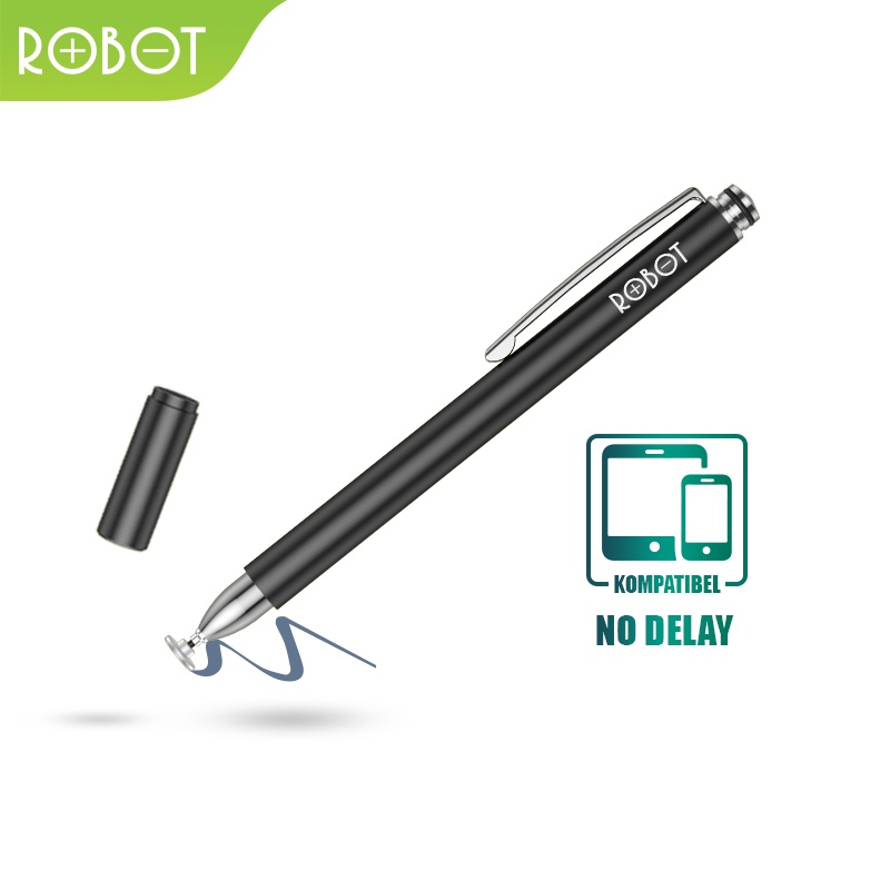 Jual ROBOT RSP02 Universal Capasitive Stylus Pen Black For Mobile dan ...