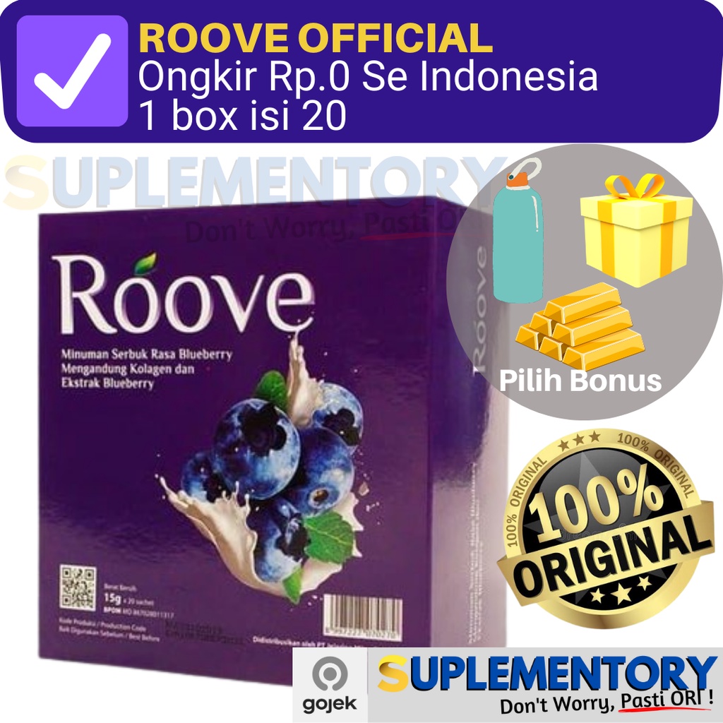 Jual Original Roove Collagen Beauty Drink Rovee Rove Minuman Kolagen 1 ...
