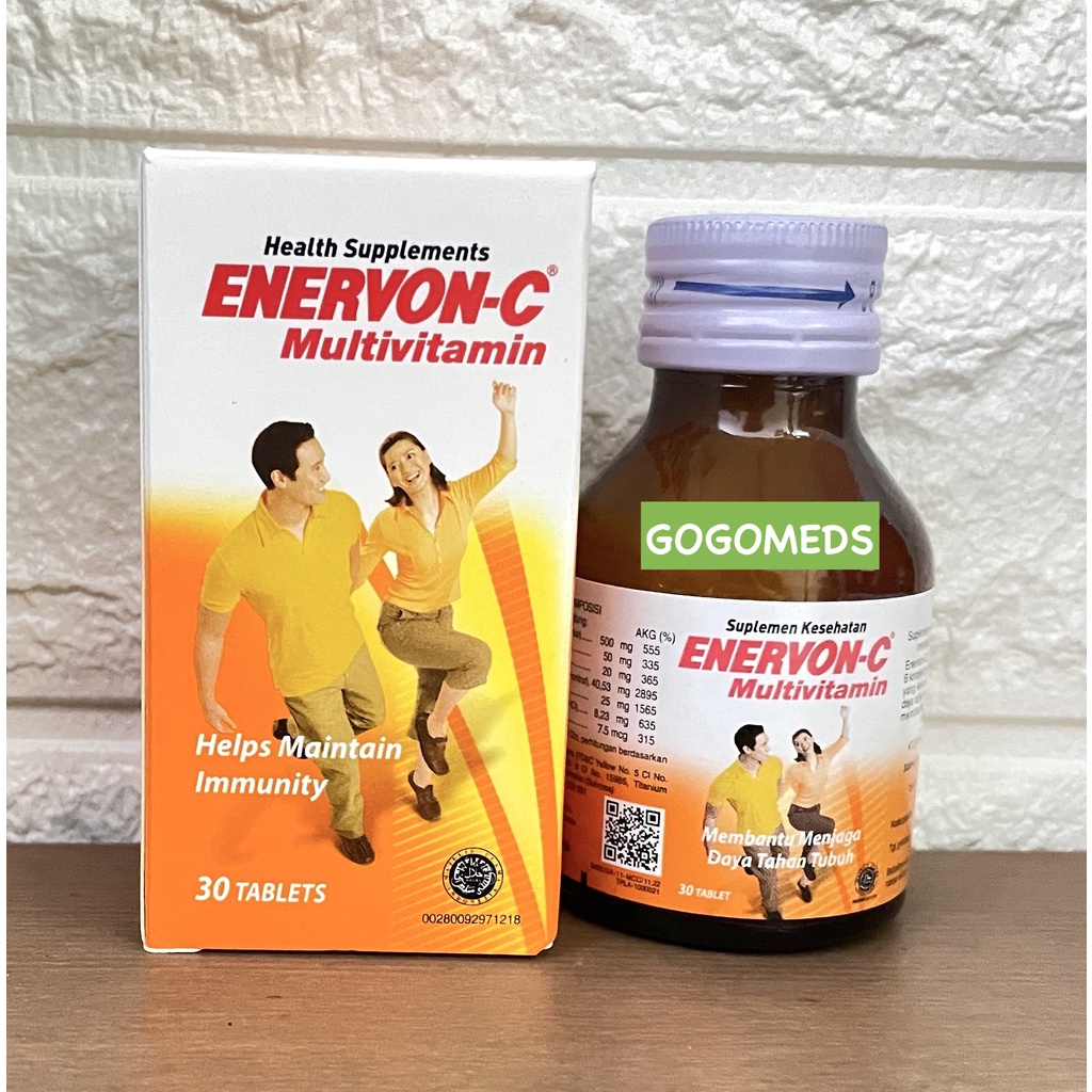 Jual ENERVON-C MULTIVITAMIN ISI 30 TAB ENERVON C VITAMIN C DAYA TAHAN ...