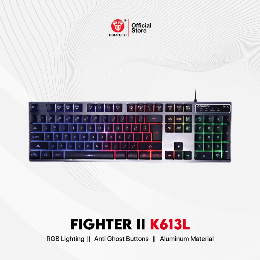 Jual Fantech FIGHTER II K613L Keyboard Membrane RGB Gaming | Shopee Indonesia