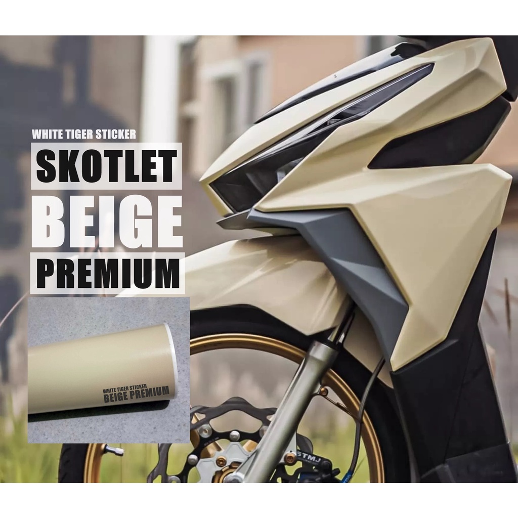 Jual SKOTLET STIKER MOTOR BEIGE PREMIUM SKOTLET BIGE STIKER BEIGE ...