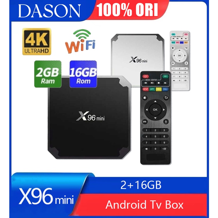 Jual Indihome Digital Android Smart TV Box X96 mini 4K HD jaringan Set ...