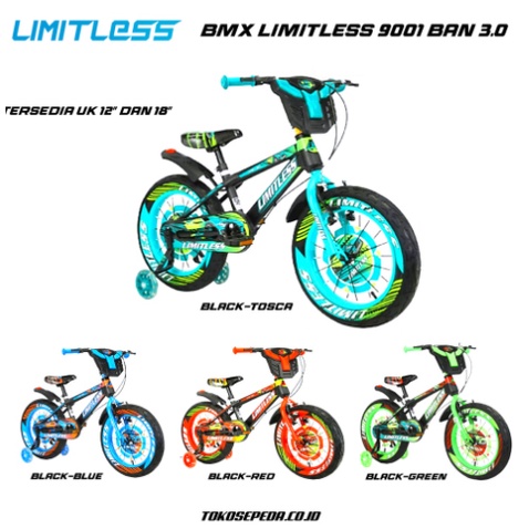 Jual SEPEDA KEREN BMX 12 INCH LIMITLESS | Shopee Indonesia