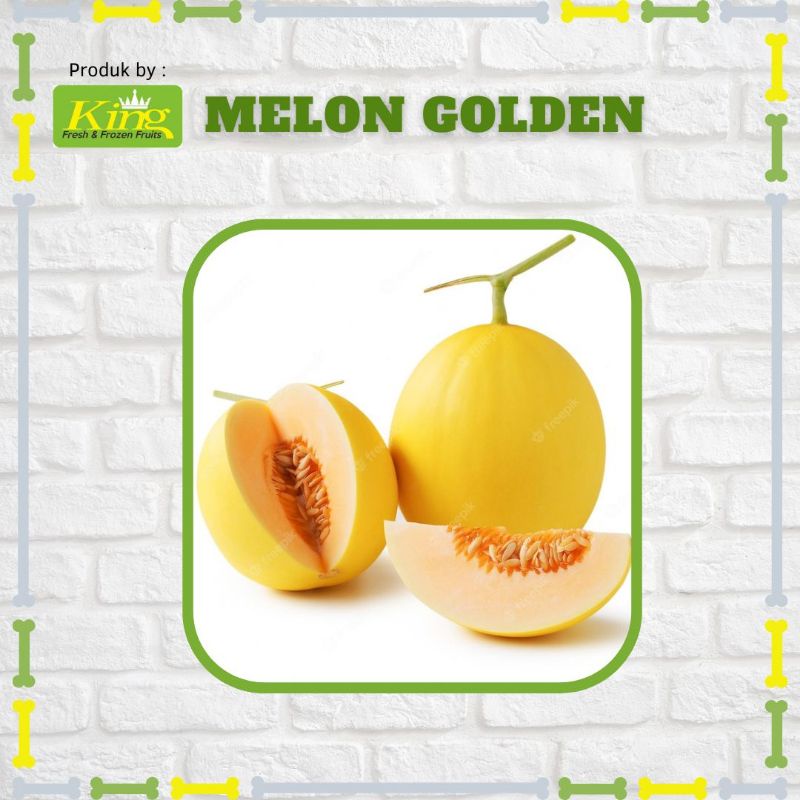 Jual Melon golden, melon golden segar, buah melon golden manis | Shopee ...