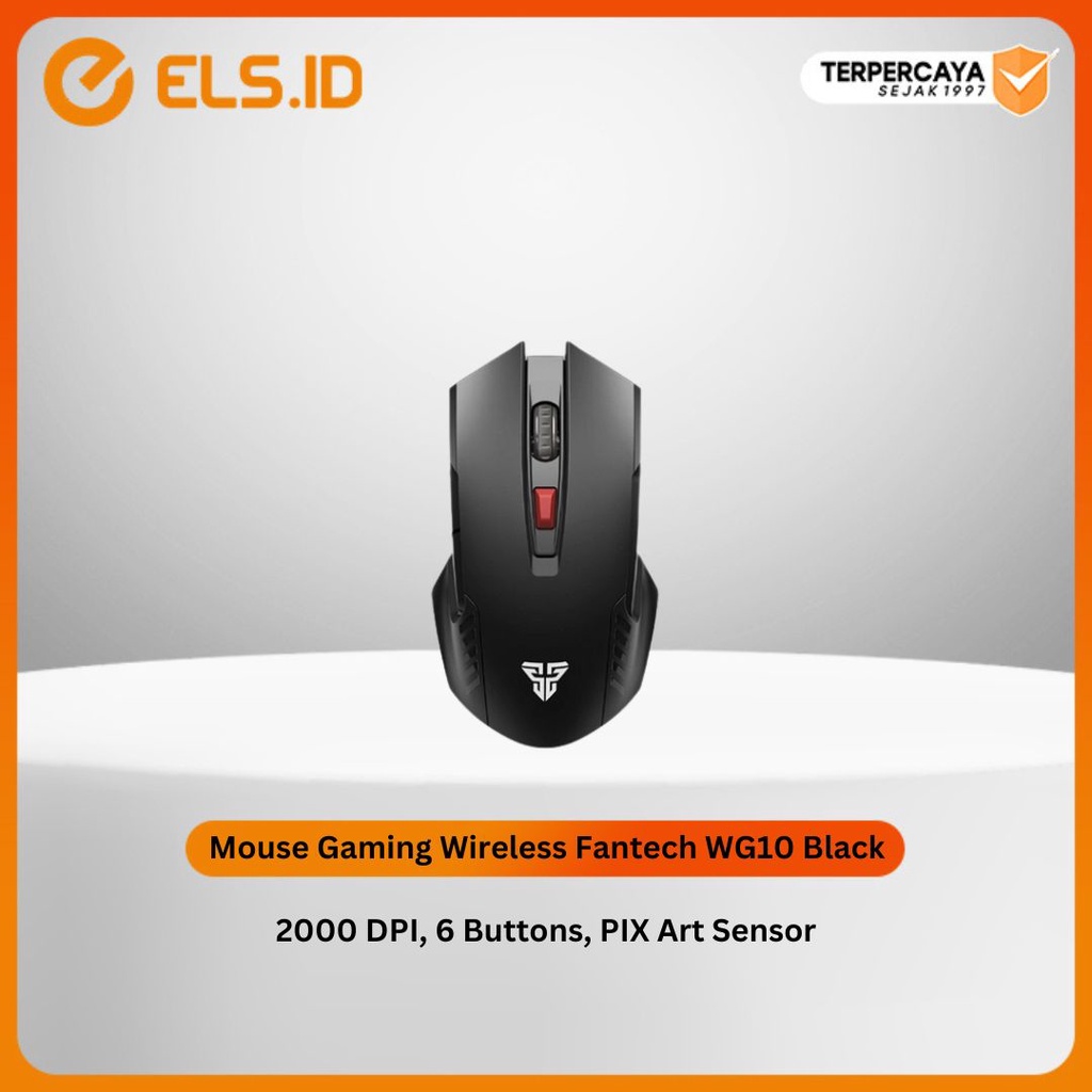 Jual Mouse Gaming Wireless Fantech WG10 Black | Shopee Indonesia