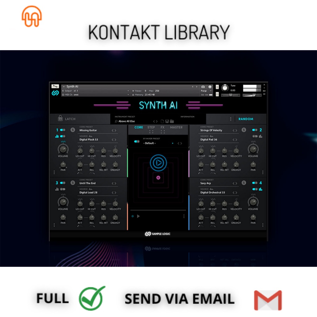 Jual Sample Logic Synth AI library libraries preset KONTAKT - Animated ...