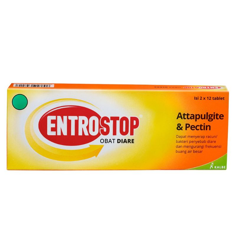 Jual Entrostop 1 BOX 2 Blister @ 10 Tablet - Obat Diare | Shopee Indonesia