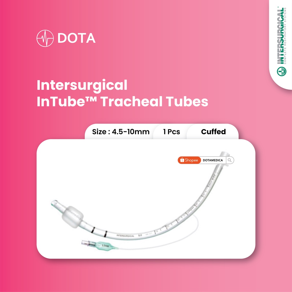 Jual In Tube Tracheal Tube Cuffed / ETT Cuffed (INTERSURGICAL) | Shopee ...