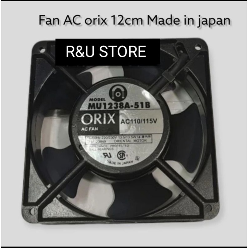 Jual KIPAS FAN ORIX 12cm 110v 115v Made in japan | Shopee Indonesia
