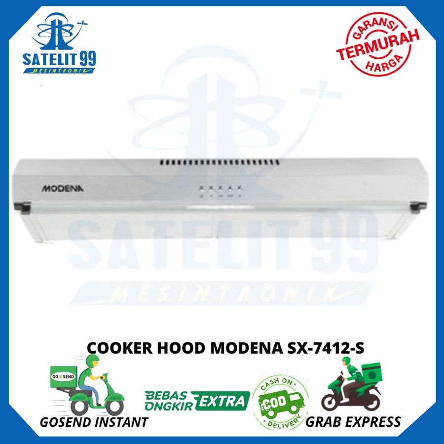 Jual Mesin Penghisap Asap, COOKER HOOD MODENA SX-7412-S | Shopee Indonesia