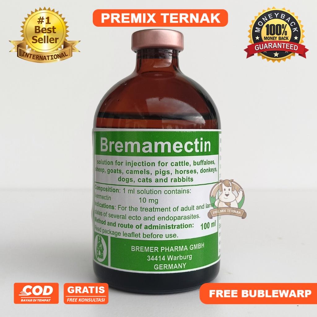 Jual BREMAMECTIN 100 ml - Iver-mec-tin anti parasit injeksi - Obat ...