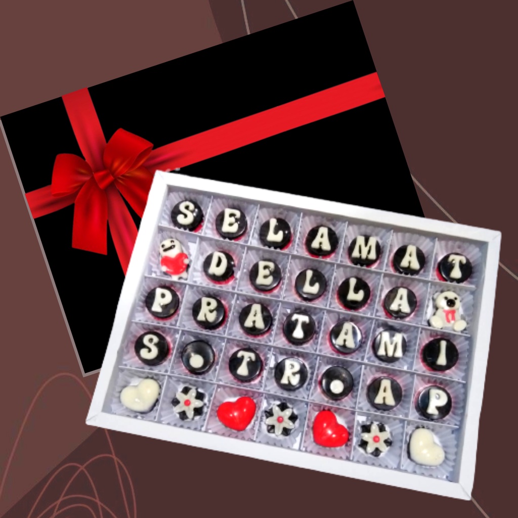 Jual Coklat Custom Kado Valentine, kado ulang tahun, wisuda ...