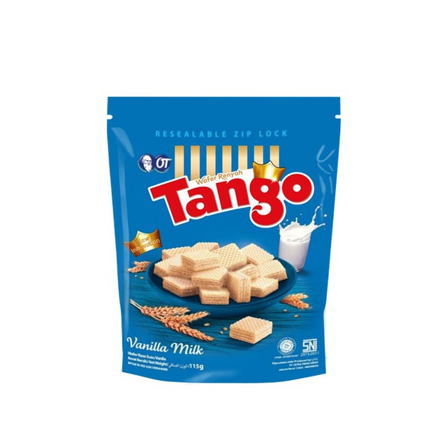 Jual TANGO WAFER 115GR POUCH VANILLA | Shopee Indonesia