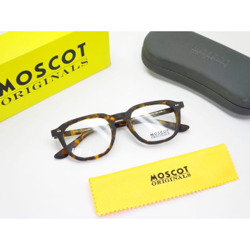 Jual Kacamata Moscot Billik Tortoise Matte Frame glasses | Shopee Indonesia