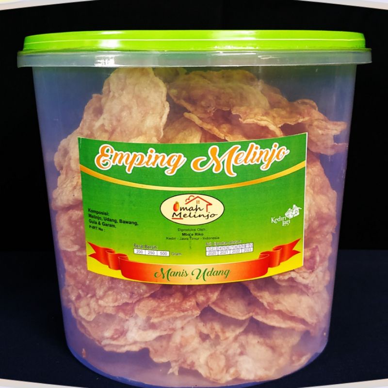 Jual Emping Melinjo Tipis Besar Matang Pedas/ Manis Udang by Omah ...