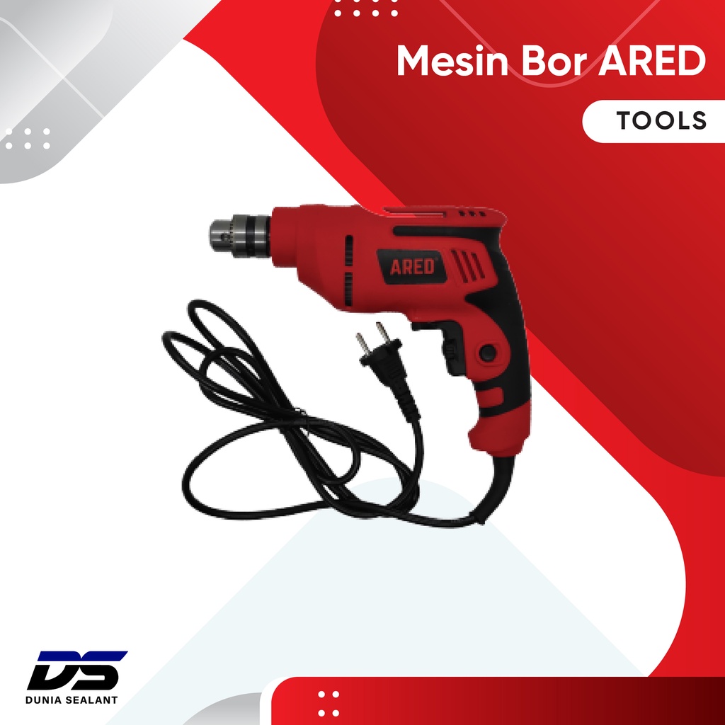 Jual Mesin Bor Tangan ARED 10mm Drill Machine Bor Listrik | Shopee Indonesia