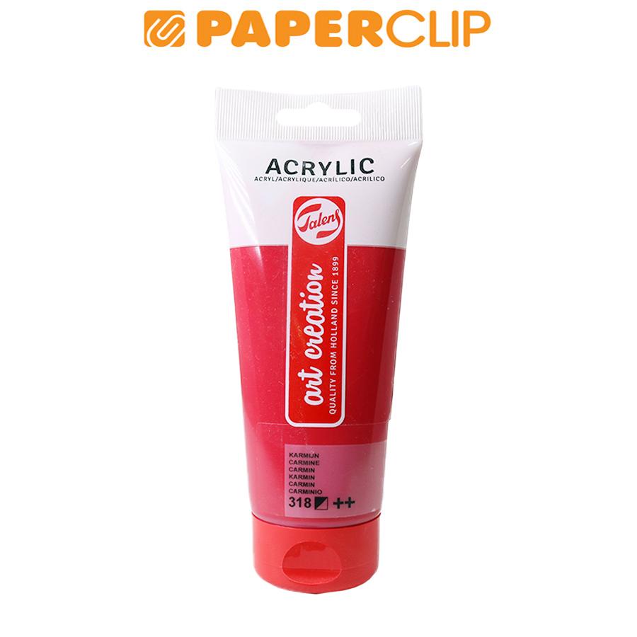 Jual CAT AKRILIK / ACRYLIC TALENS ART CREATION 200ML 3520318M CARMINE ...