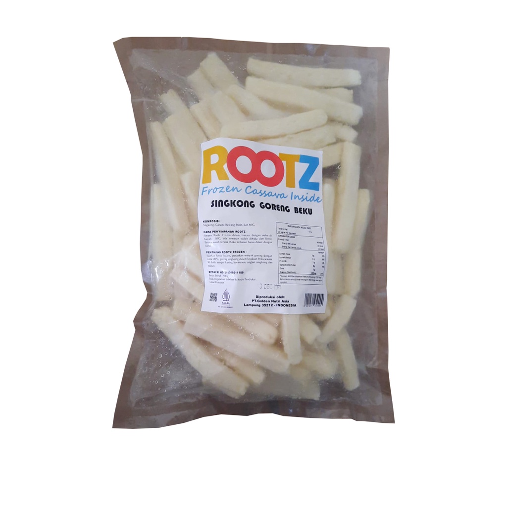 Jual Singkong Goreng Beku Rootz Frozen Cassava 900 gr | Shopee Indonesia