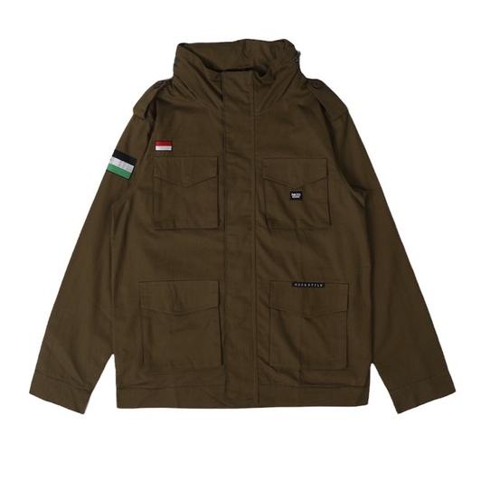 Jual Rocksdenim - Parka Army Palestine Flag - Jaket Parka (KODE 3891 ...