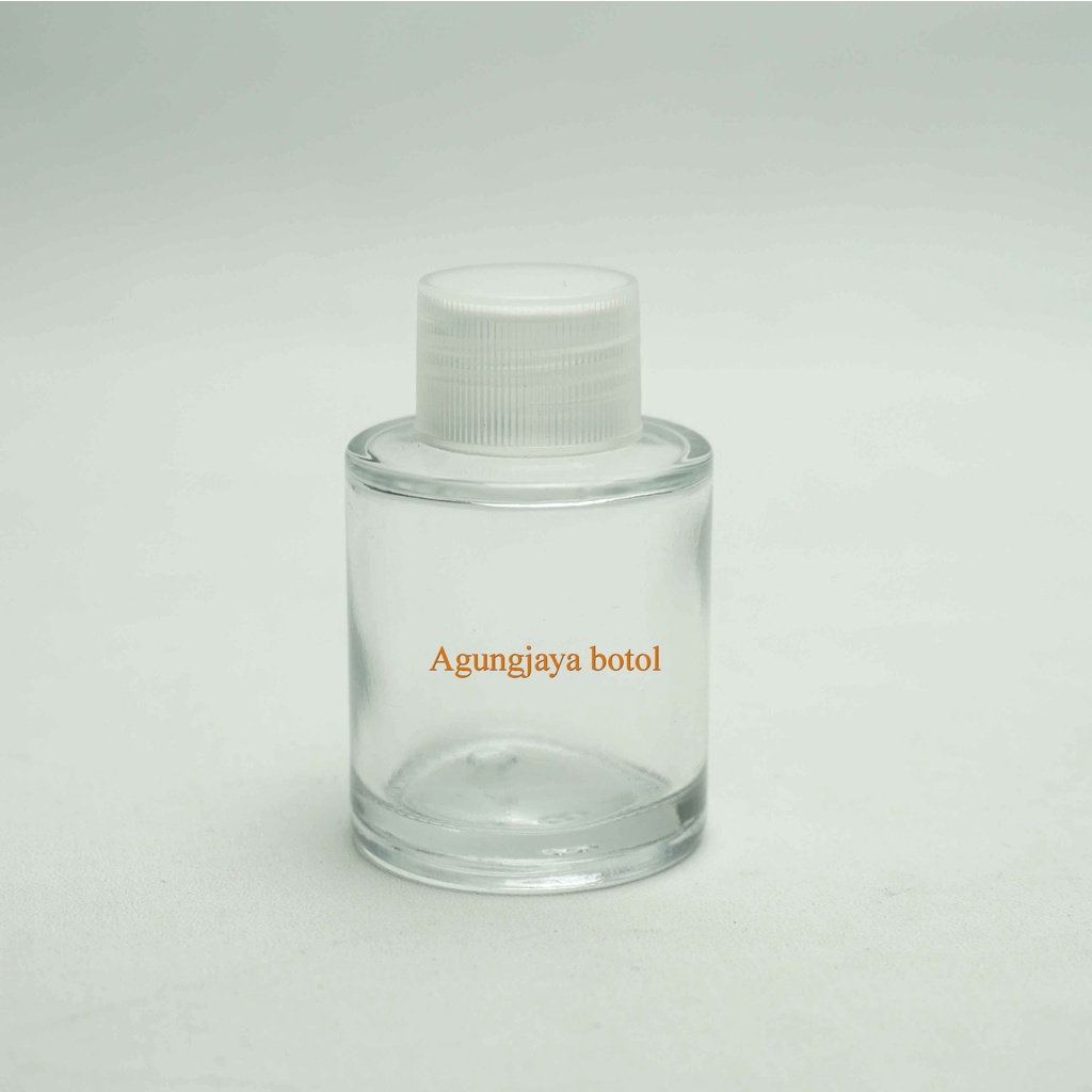 Jual Botol Kaca Serum 20 Ml RF Clear Original Tutup Ulir / Botol Kaca ...