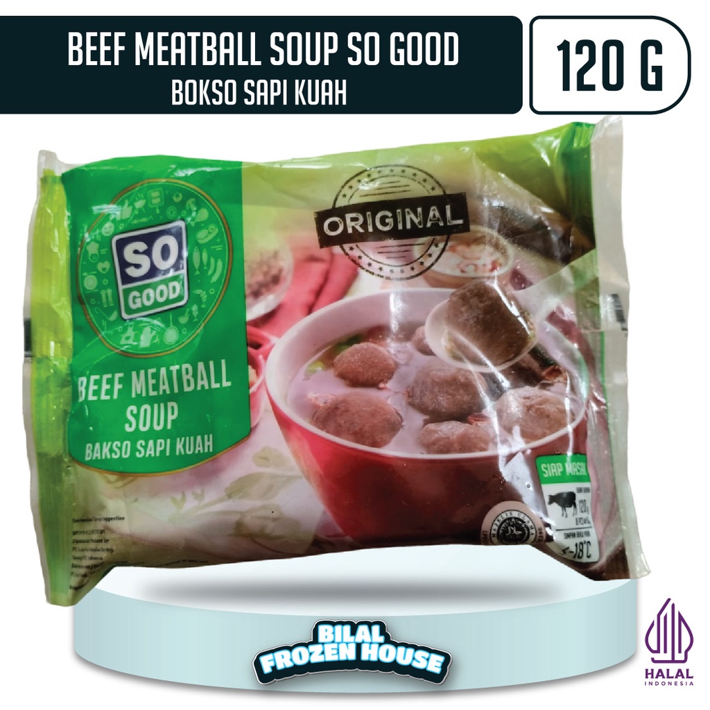 Jual So Good Bakso Sapi Kuah 100gr | Shopee Indonesia