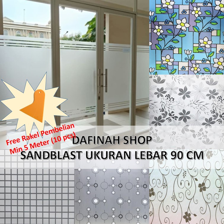 Jual Sticker Kaca Film Sandblast Lebar 90cm | Shopee Indonesia