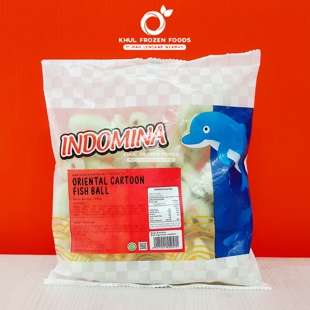 Jual Indomina Oriental Cartoon 500Gr/ INDOMINA/ Bakso ikan karakter ...