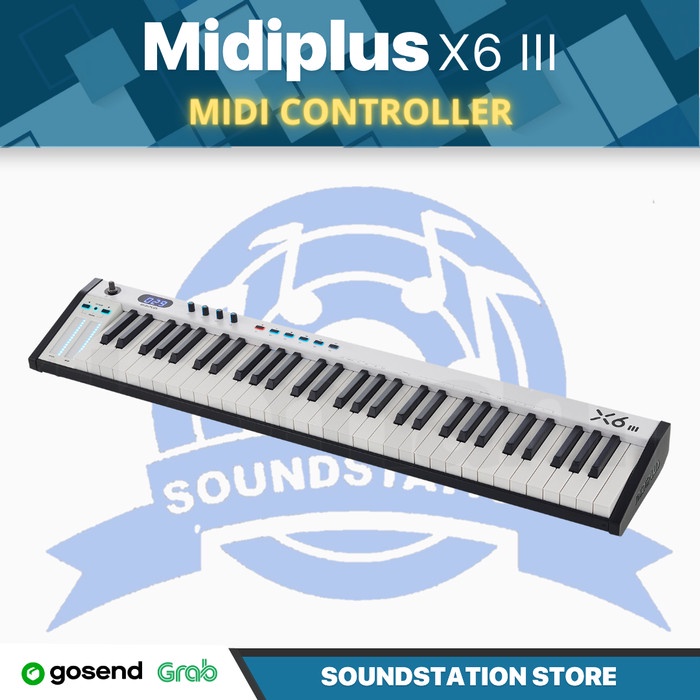 Jual Midiplus X6 III 61 Keys Semi Weighted USB Midi Controller | Keyboard | Shopee Indonesia