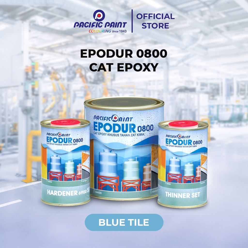 Jual EPODUR 0800 BLUE TILE-Cat Epoxy | Shopee Indonesia