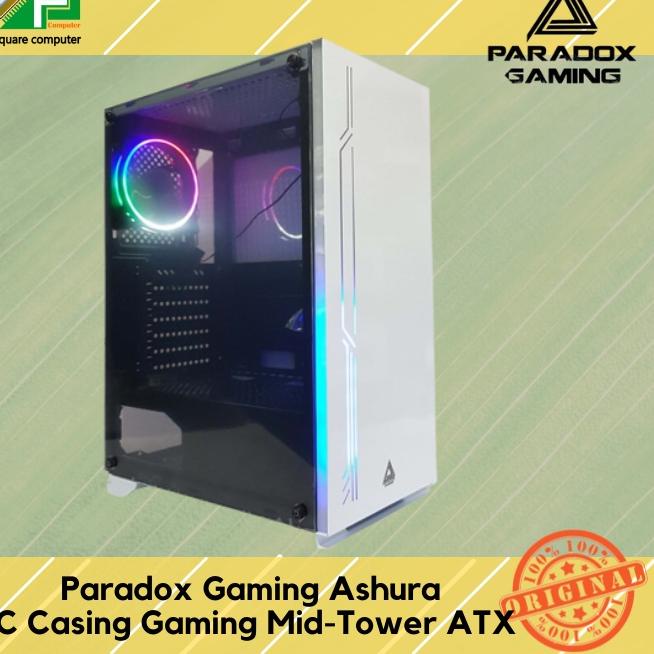 Jual Termurah PC Casing Gaming Paradox Gaming Ashura Mid-Tower ATX Case ...