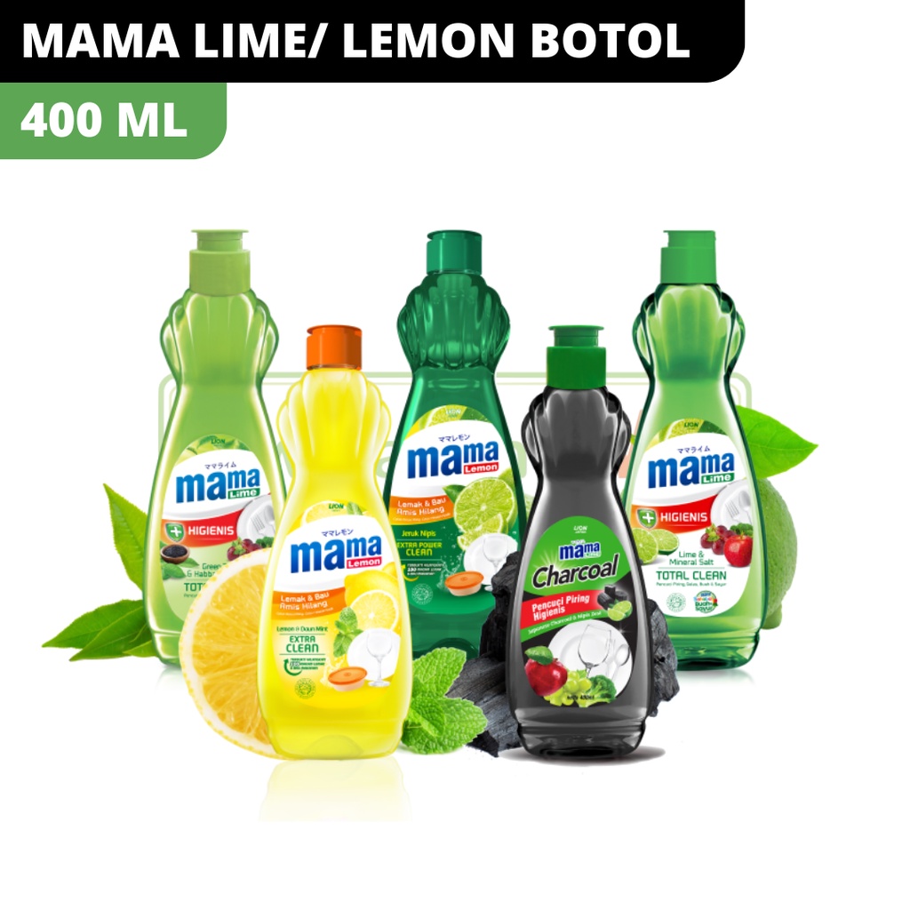 Jual MAMA LIME/ LEMON BOTOL 400ML | Shopee Indonesia