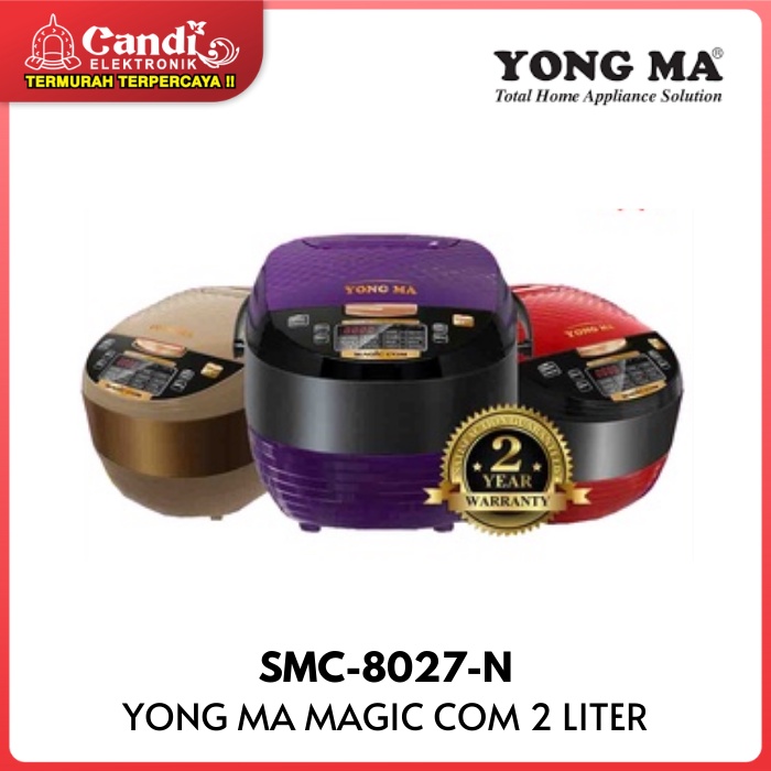 Jual YONG MA Magic Com Penanak Nasi Kapasitas 2 Liter (Ungu,Merah.Gold ...