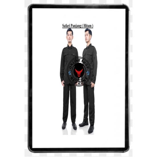 Jual Seragam Safari Security Coklat Terbaru Lengan Pendek Baju Safari ...
