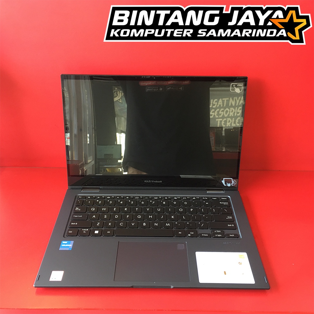 Jual Laptop Asus VivoBook Go 14 Flip TP1400KA/Celeron N4500/4GB/256GB ...