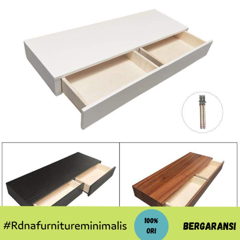 Jual Rak dinding laci doble minimalis Rak serbaguna rak ambalan laci ...