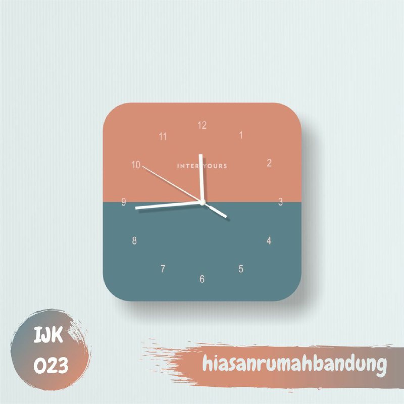 Jual Dekor Hiasan Rumah Jam Dinding Kayu Minimalis Modern Unik ...