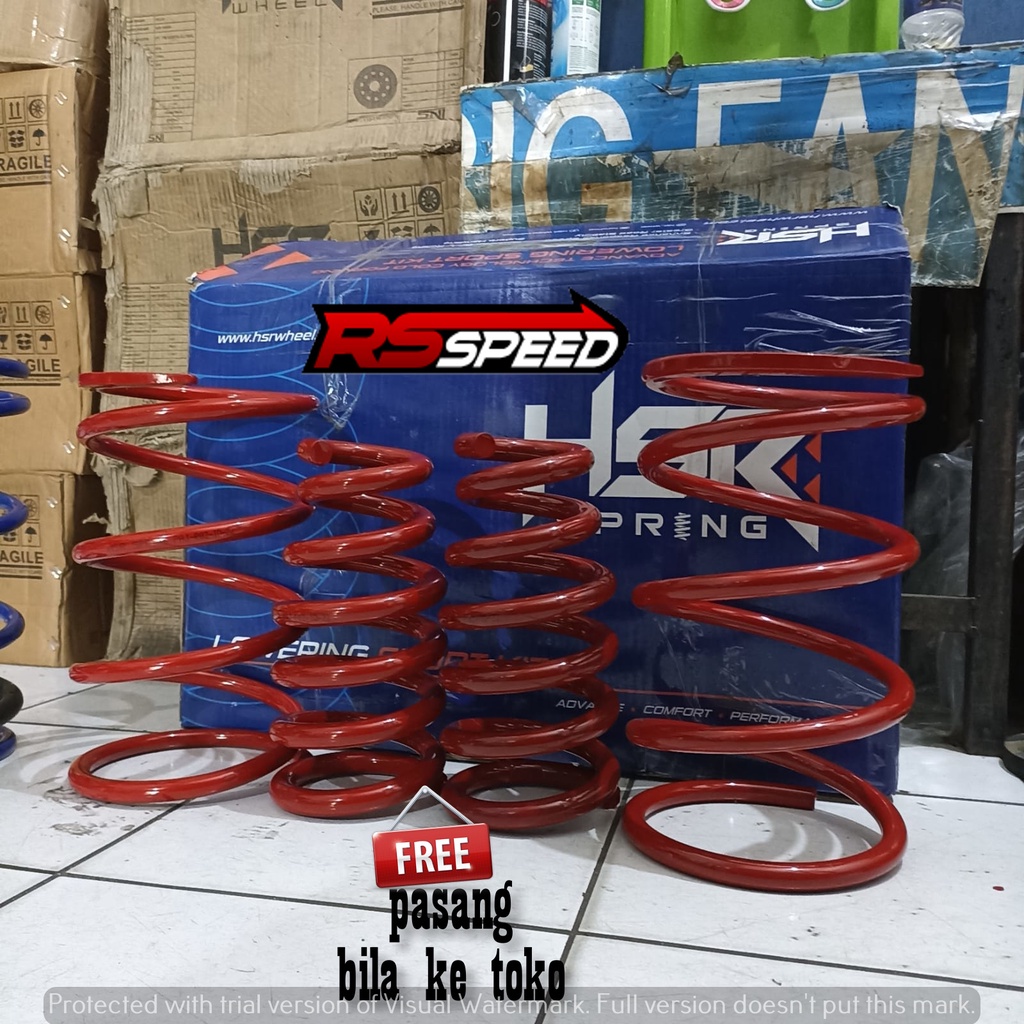 Jual LOWERING KIT HSR RED MITSUBISHI PAJERO SPORT 2010-2022 PER CUSTOM ...