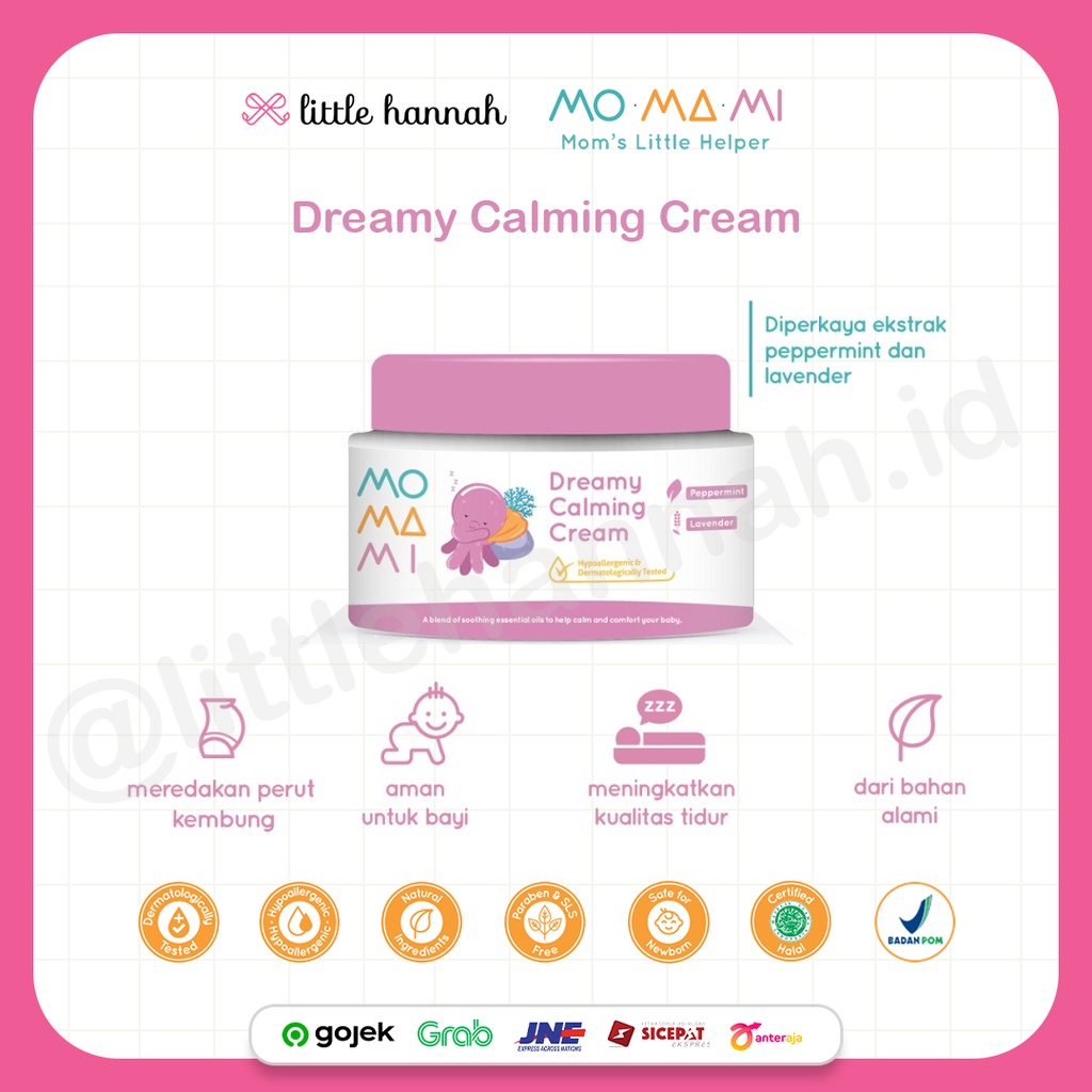 Jual MOMAMI Dreamy Calming Cream / Calming Tummy Cream | Shopee Indonesia