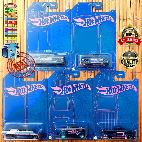 Jual Hot Wheels Pearl & Chrome Series Austin Mini Van Pass N Gasser ...