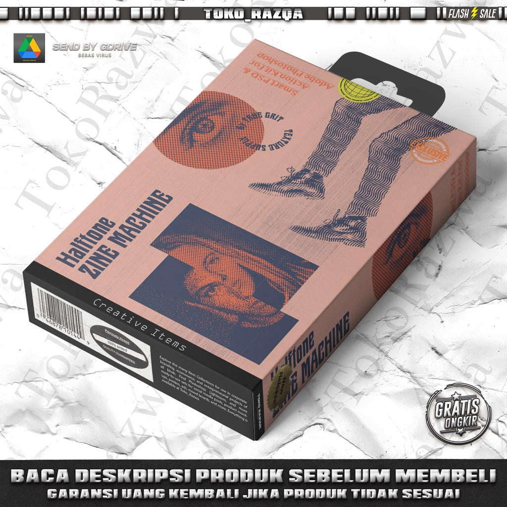 Jual True Grit Texture Supply - Halftone Zine Machine v2 - Photoshop ...