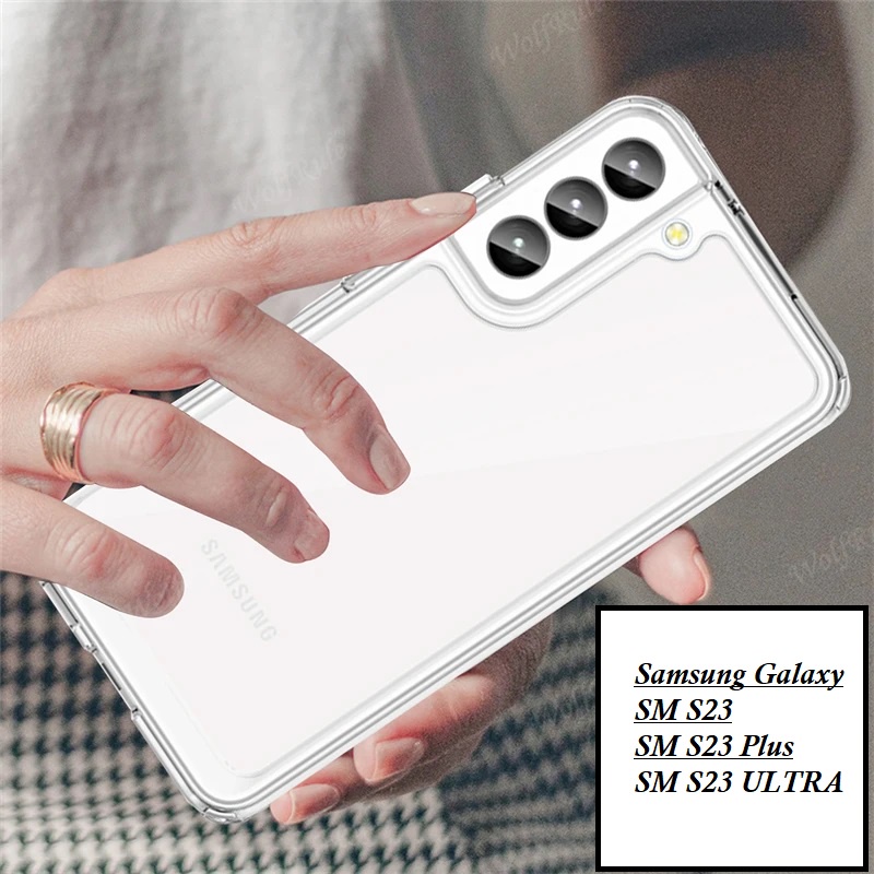 Jual New's! Case Transparent For Samsung S24 S23 S23FE S22 S21 S20 S22+ S21+ S10 + S20 Plus ...