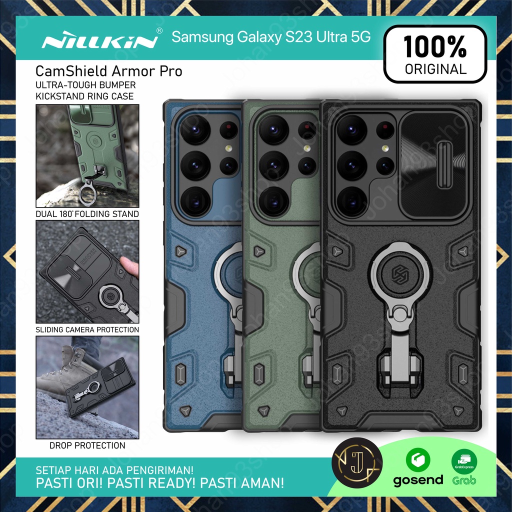 Jual Case Samsung Galaxy S23 Ultra NILLKIN Camshield Armor Pro Bumper ...
