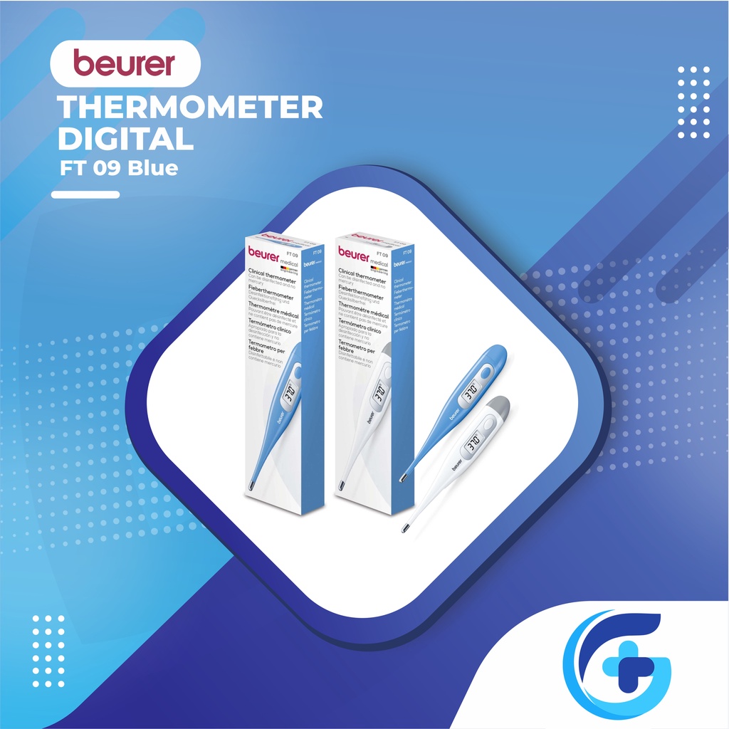 Jual Beurer Thermometer Digital FT 09 Blue / TERMOMETER / ALAT UKUR ...