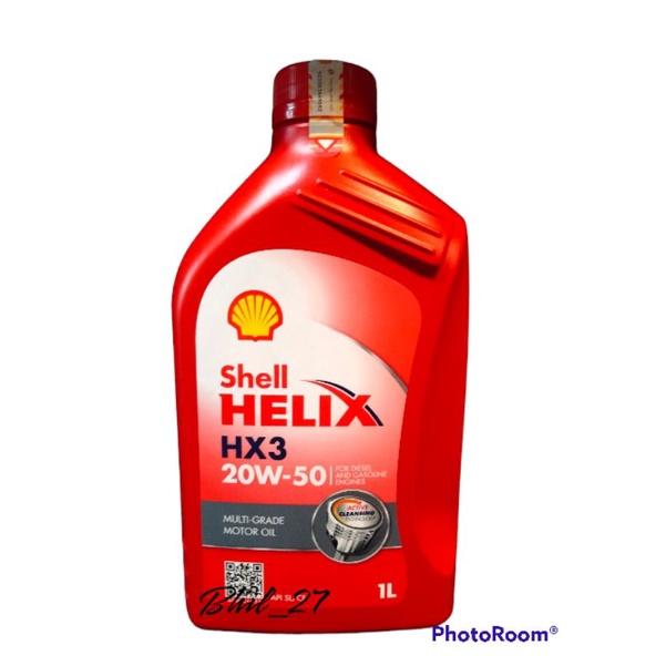 Jual oli Shell helix hx3 20w-50 1Liter | Shopee Indonesia