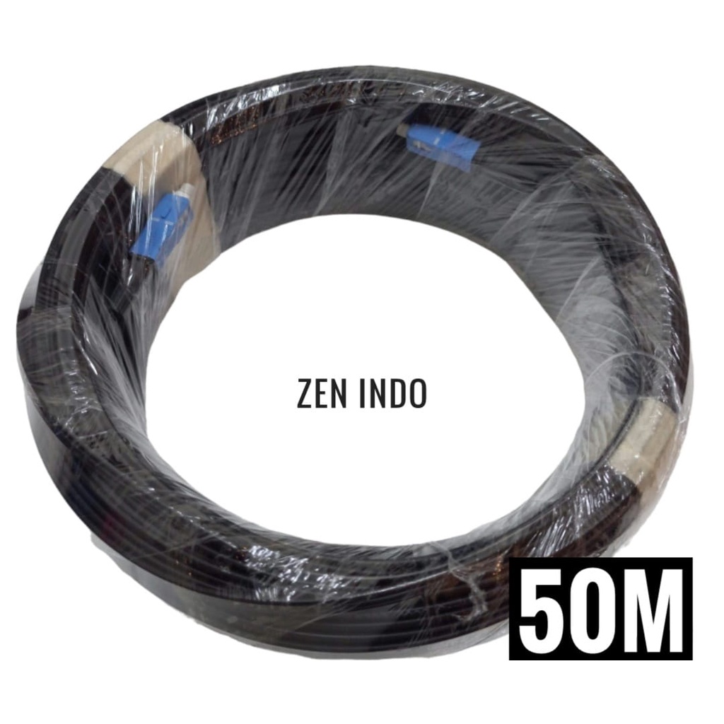 Jual Kabel Fiber Optik Kabel FO 50 meter 50m 1 Core 3 Seling PRECON | Shopee Indonesia