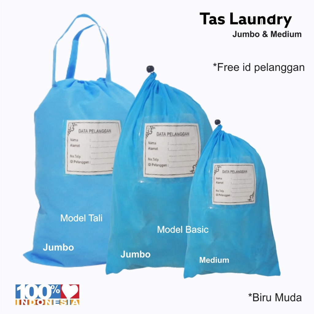 Jual TAS LAUNDRY-LAUNDRY BAG-TAS LAUNDRY JUMBO-TAS SPUNBUND BISA CUSTOM ...